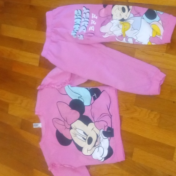 Disney | Matching Sets | Pink Minnie Mouse And Daisy Duck Jogger Set ...